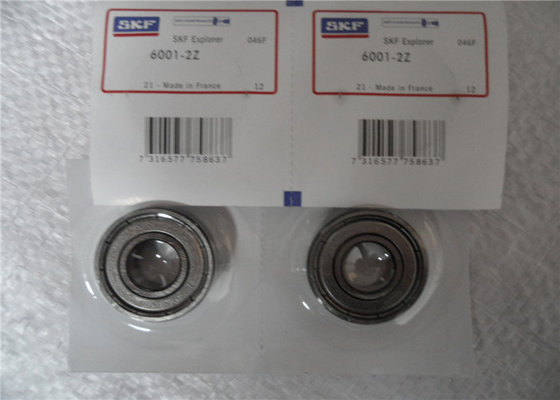 Rodamiento de bolitas profundo radial del surco de la carga C5 SKF 6001-2Z en la BI-dirección