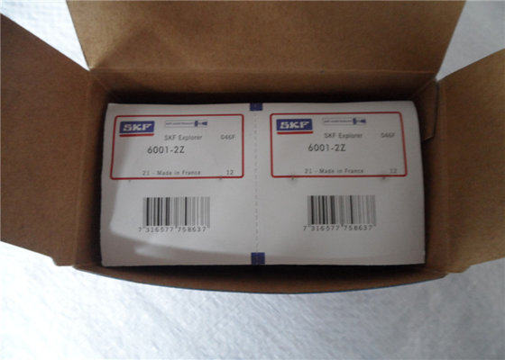 Rodamiento de bolitas profundo radial del surco de la carga C5 SKF 6001-2Z en la BI-dirección