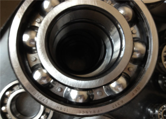 Chrome Steel  Deep Groove Ball Bearing P4 / P2 For Radial Load