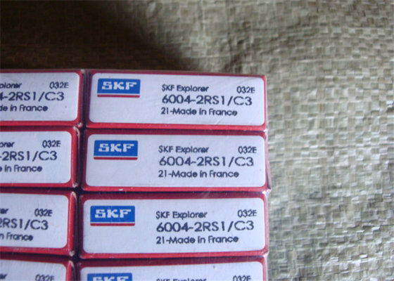 2RS Single Row Deep Groove Ball Bearing ABEC3 6004-2RS1 C3 For Axial Loads