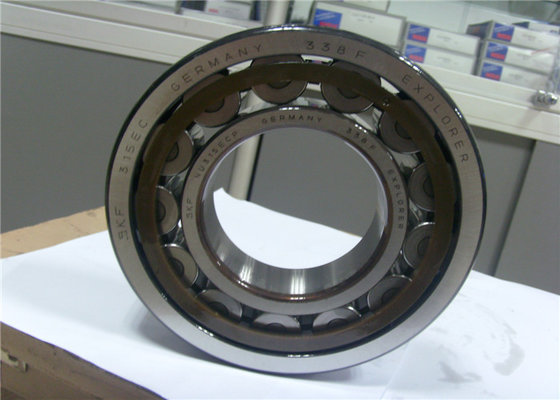 Single Row Abec3 Cylindrical Roller Bearing NU2216ECP For Wheel , Nylon Cage
