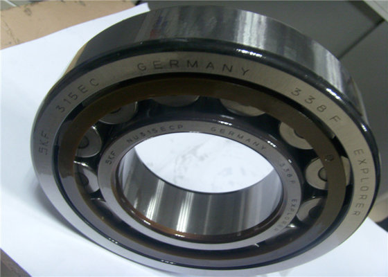 Single Row Abec3 Cylindrical Roller Bearing NU2216ECP For Wheel , Nylon Cage
