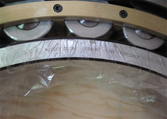 Shaft C2 Cylindrical Axial Load Bearing NU20 , Metal Cage And Single Row