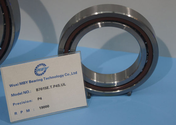Single Row V3 Angular Contact Ball Bearing ABEC7 For Machine , Chrome Steel