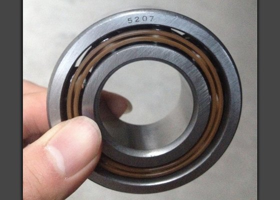 Rodamiento de bolitas angular del contacto de la alta precisión C2 para el camión con la jaula de nylon