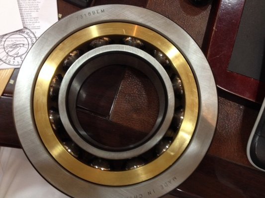 Chrome Steel Angular Contact Ball Bearing 7318 BEM For Automotive / Truck