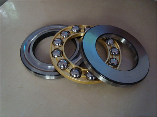 Open Seals Thrust Ball Bearing 51210 51210M With Nylon / Brass / Metal Cage