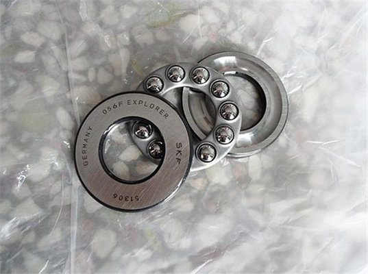 Handle Load ABEC9 Thrust Ball Bearing 51106 51106M In Axial Direction