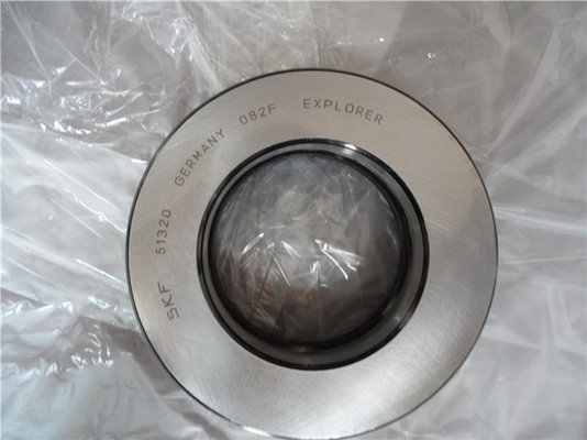 Chrome Steel Open Thrust Ball Bearing 51320 , C2 / C3 / C4 / C5 Clearance