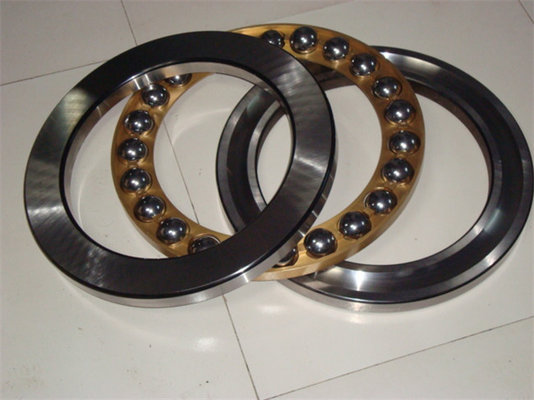 Chrome Steel Thrust Ball Bearing 51415M Durable With Brass / Metal Cage