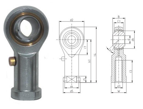 PHS POS POSA Spherical Plain Bearing PHS28 for The Ends Of Cylinders