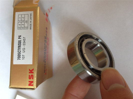 P4 High Precision Angular Contact Ball Bearings , 7005 Centrifugal Machine Bearings