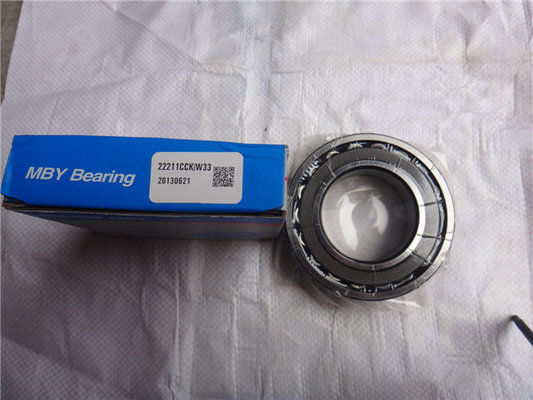 Tapered Bore 22211 CCK / W33 Spherical Roller Bearing For Large Radial Load Applications