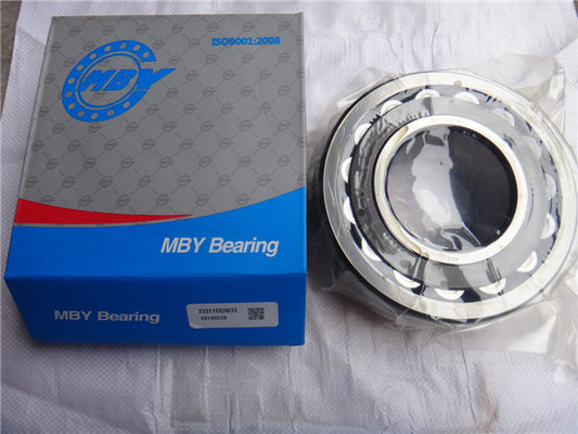 CC Cage Spherical Roller Bearing CCK / W33 22317 For Track Inner Bore 85mm