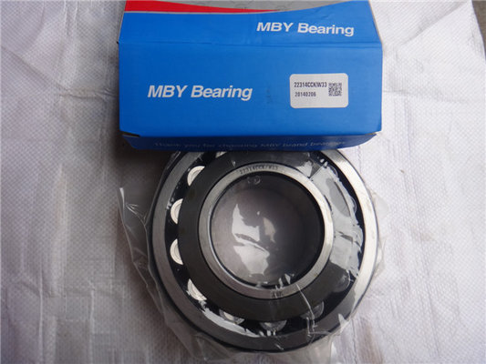 Precision Spherical Roller Bearing P2 , Self-Aligning Bearing 22314 CCK / W33