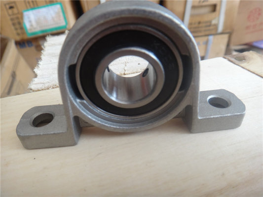Chrome Steel Pillow Block Bearing Zinc Alloy Vertical With M6 Bolt Size