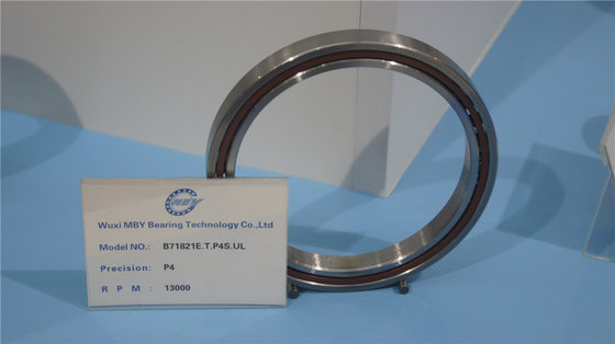 Super Precision Angular Contact Ball Bearing Single Row Spindle Bearing B71821 