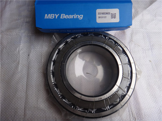 Double Row Spherical Roller Bearing 22216 CC/W33 With Automatically Adjust The Bending of Shaft