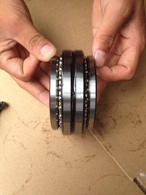 Dos máquina eléctrica angular del rodamiento de bolitas del contacto del empuje bidireccional de la dirección 234412M