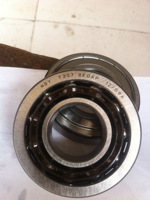 Nylon Cage Angular Contact Ball Bearings 7307B TVP Small Friction Coefficient 
