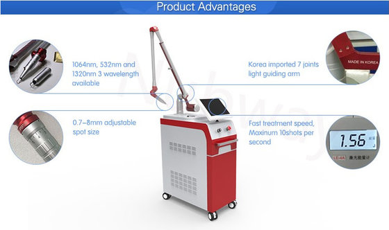 Freckles pigment age spots removal beauty machine Q- switched nd yag laser tattoo removal