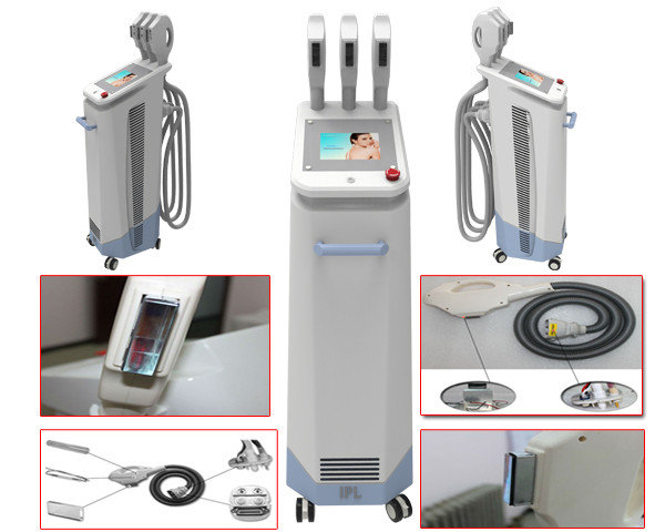 promotion three handles IPL beautyhair removal machines for wrinkles and acne hair removal