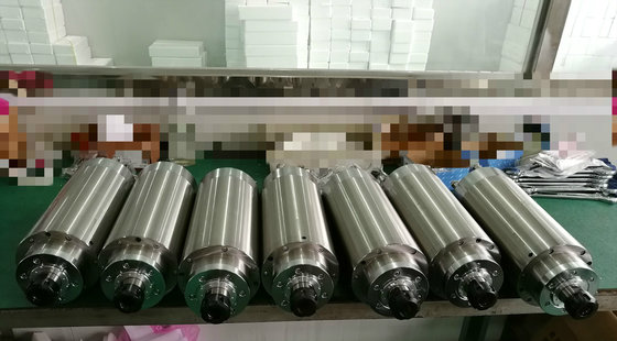 125mm ER25 6hp 24000rpm electric spindle set with frequency converter, water pump and collet