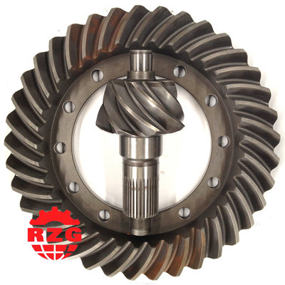 Low Noise 20CrMnTiH  Spiral Bevel Gear Set for Car HINO Rear Axle supplier