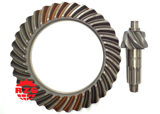 Crown Wheel And Pinion Gear used on MITSUBISHI 6D15 Rear Axle Spiral Bevel Gear supplier