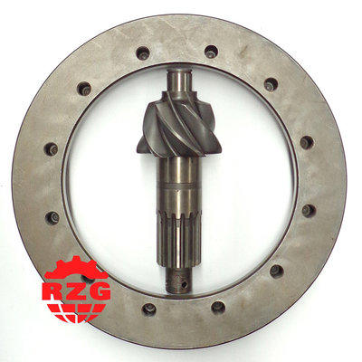 Crown Wheel And Pinion Gear used on MITSUBISHI 6D15 Rear Axle Spiral Bevel Gear supplier