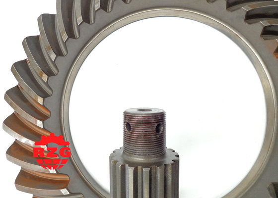 Crown Wheel And Pinion Gear used on MITSUBISHI 6D15 Rear Axle Spiral Bevel Gear supplier