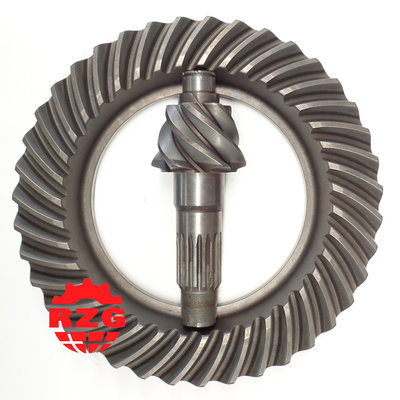 Automotive Spiral Bevel Pinion And Crown Wheel on ISUZU Rear Axle supplier