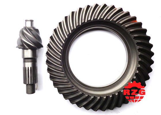 Transmission System Spiral Bevel Gear , Crown Pinion Gear  for MITSUBISHI Rear Axle ratio supplier
