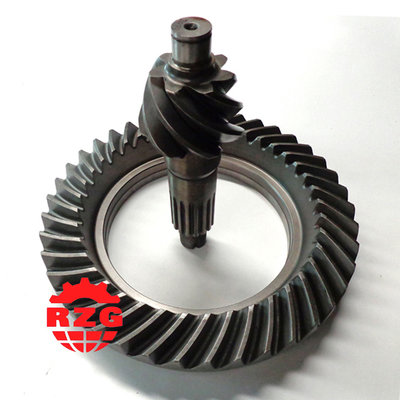 ISUZU NKR 6HH1 Rear Axle Transmission Gleason Spiral Bevel Gear Pinion And Crown Wheel supplier