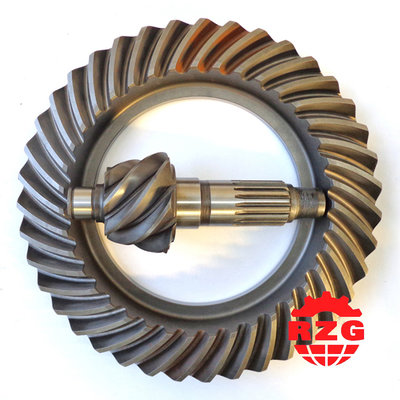 Crown Wheel Pinion Hypoid Spiral Bevel Gears for ISUZU FTR Transmission System Rear Axle supplier