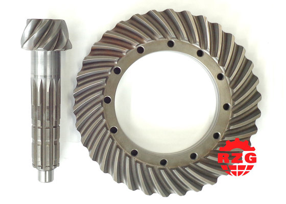 20CrMnTi Skew Hypoid Hypoid Spiral Bevel Gears Ratio 7*34 Transmission System supplier