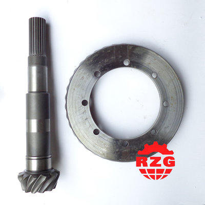 Hypoid Gleason Spiral Bevel Gear , High Performance Bevel Pinion And Crown Wheel supplier