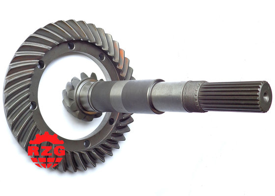 Hypoid Gleason Spiral Bevel Gear , High Performance Bevel Pinion And Crown Wheel supplier