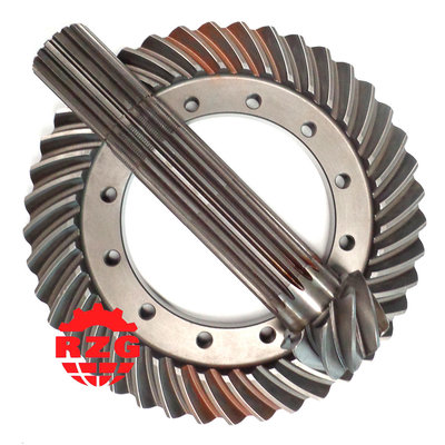 Agricultural Machinery Spiral Helical Bevel Gear Ratio 8*41 Crown Pinion Gear supplier