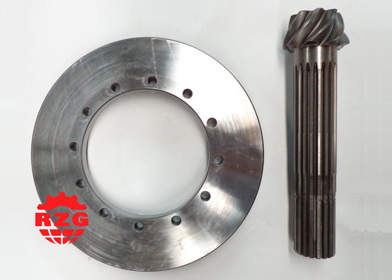 Agricultural Machinery Spiral Helical Bevel Gear Ratio 8*41 Crown Pinion Gear supplier