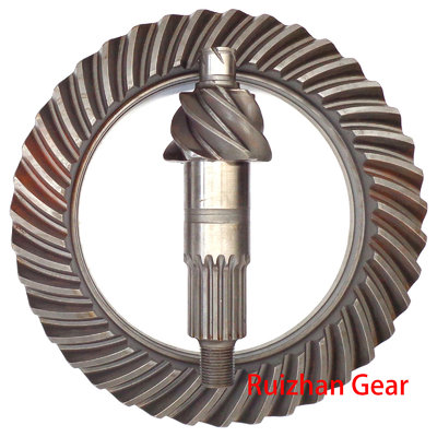 58~62 HRC Hardness 20CrMnTiH spiral bevel gear for ISUZU NPR OEM 8-97023-639 10KG supplier