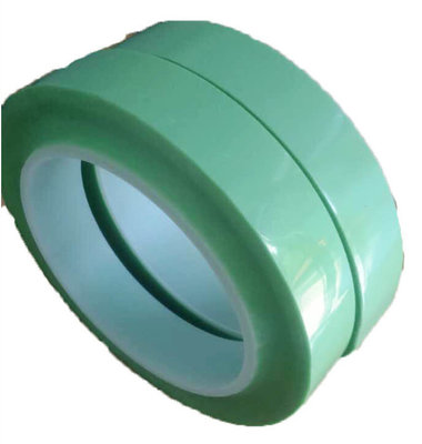 High Heat Resistant Release Film Splicing Tape Light Green Color 50mmX50m