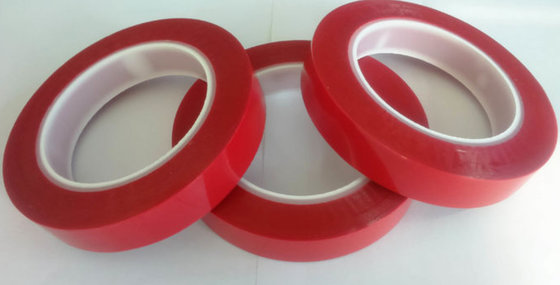 75um Thickness 55M Film Splicing Tape Red Base Material For Label Printing