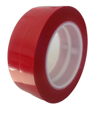 75um Thickness 55M Film Splicing Tape Red Base Material For Label Printing
