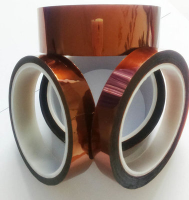 Amber Color Kapton Polyimide Tape Class H Insulation Feature For Electrical Coils