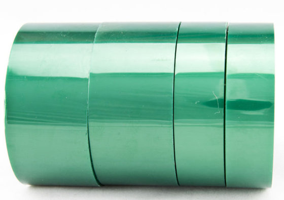 Dark Green Stable PET Silicone Tape For PCB Plating Protective Coating