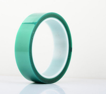 Dark Green Stable PET Silicone Tape For PCB Plating Protective Coating