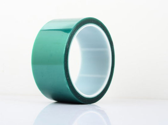 Green Single PET Silicone Tape 0.06mm 180 C Masking Protection Heat Resistant