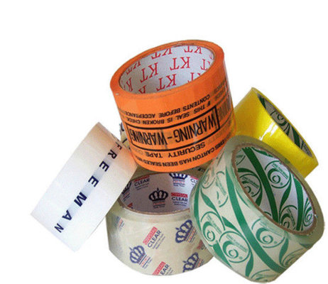 OEM Logo High Temperature Adhesive Tape Bopp Jumbo Roll , High Heat Resistant Tape