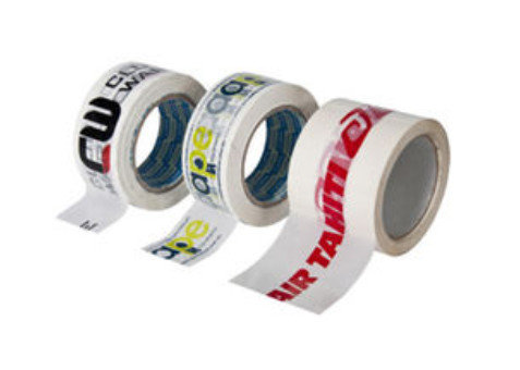 OEM Logo High Temperature Adhesive Tape Bopp Jumbo Roll , High Heat Resistant Tape